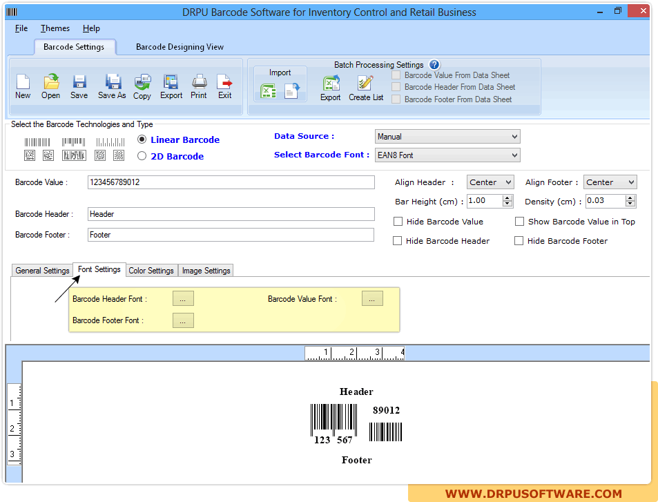 DRPU Barcode Software for Inventory Control and Retail Business creates ...