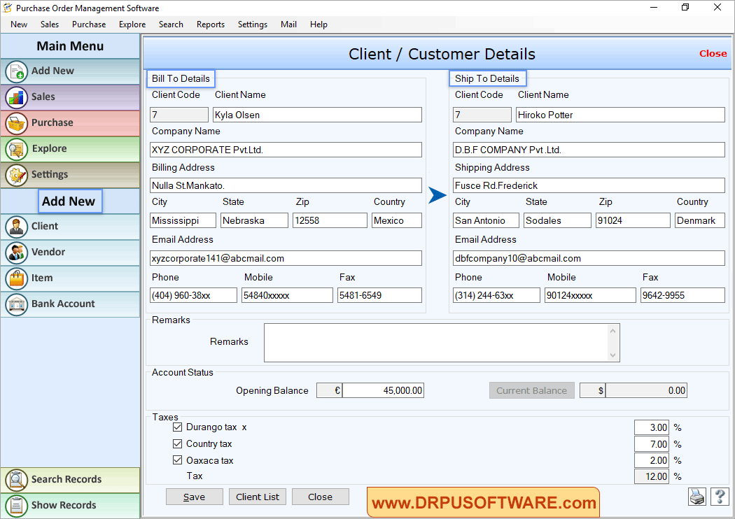 DRPU Purchase Order Management Software manage sales purchase order details DRPU Purchase Order Management Software manage sales purchase order details